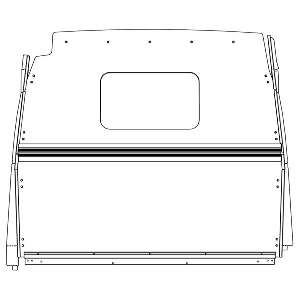 Bulkhead with window Caddy Cargo 20- LD