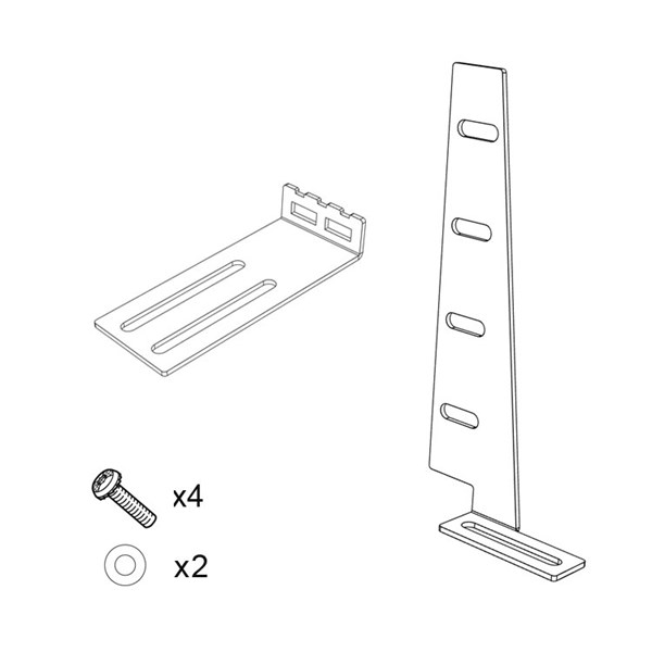 Floor bracket kit ID. Buzz, left side - short kit